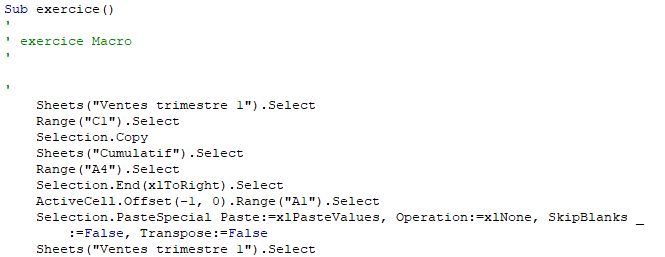 Module 8 Visual Basic Application Vba Monsieur Excel
